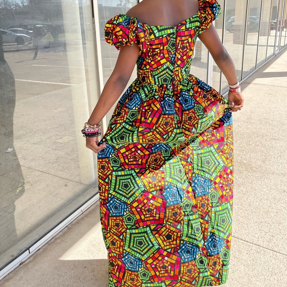 veroex | Dresses | African Clothing For Women Ankara Kente Long Maxi ...